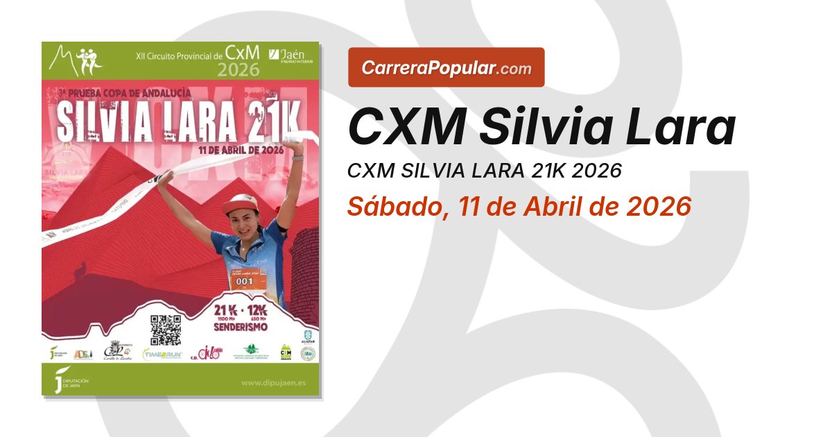 CXM Silvia Lara. Trail Running en Castillo de Locubín (Jaén). Abril 2026
